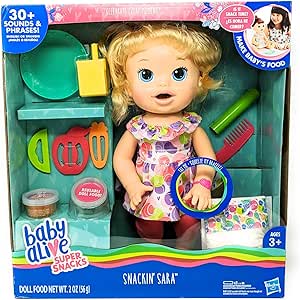 Amazon.com: Baby Alive Snackin' Sara: Toys & Games