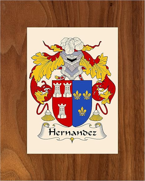 Amazon.com - Carpe Diem Designs Hernandez Coat of Arms/Hernandez Family ...