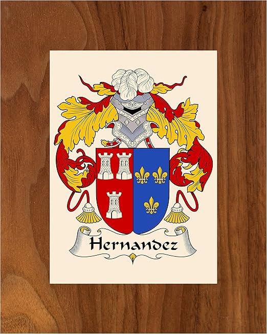 Amazon.com - Carpe Diem Designs Hernandez Coat of Arms/Hernandez Family ...