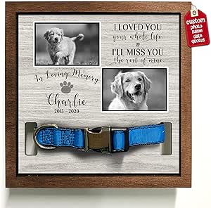 Amazon.com: BfiGift Personalized Dog Memorial Picture Frame Remembrance Gifts for Loss of Loved ...