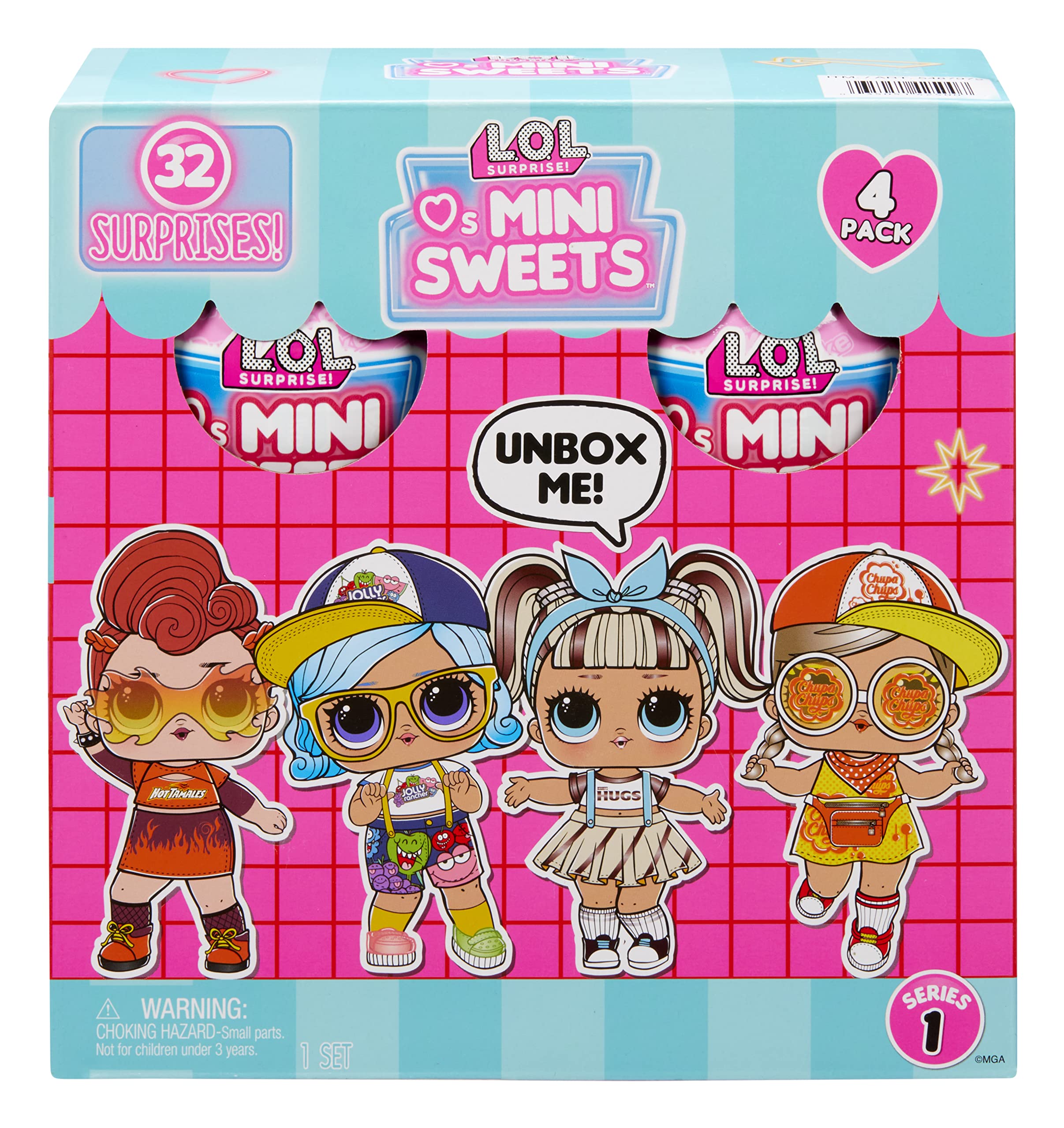 Mua L.O.L. Surprise! 4-Pack Mini Sweets Dolls #1 with 32 Surprises ...