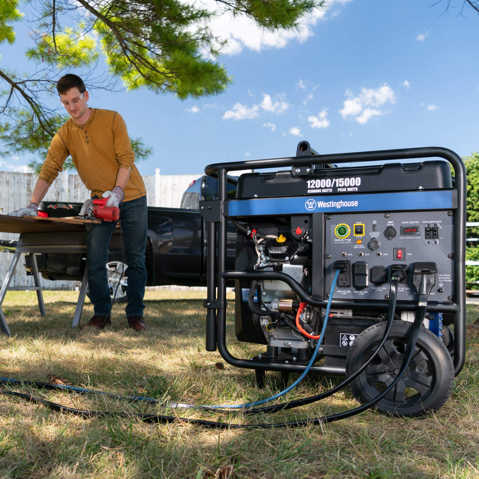 Mua Westinghouse 15000 Peak Watt Home Backup Portable Generator, Remote ...
