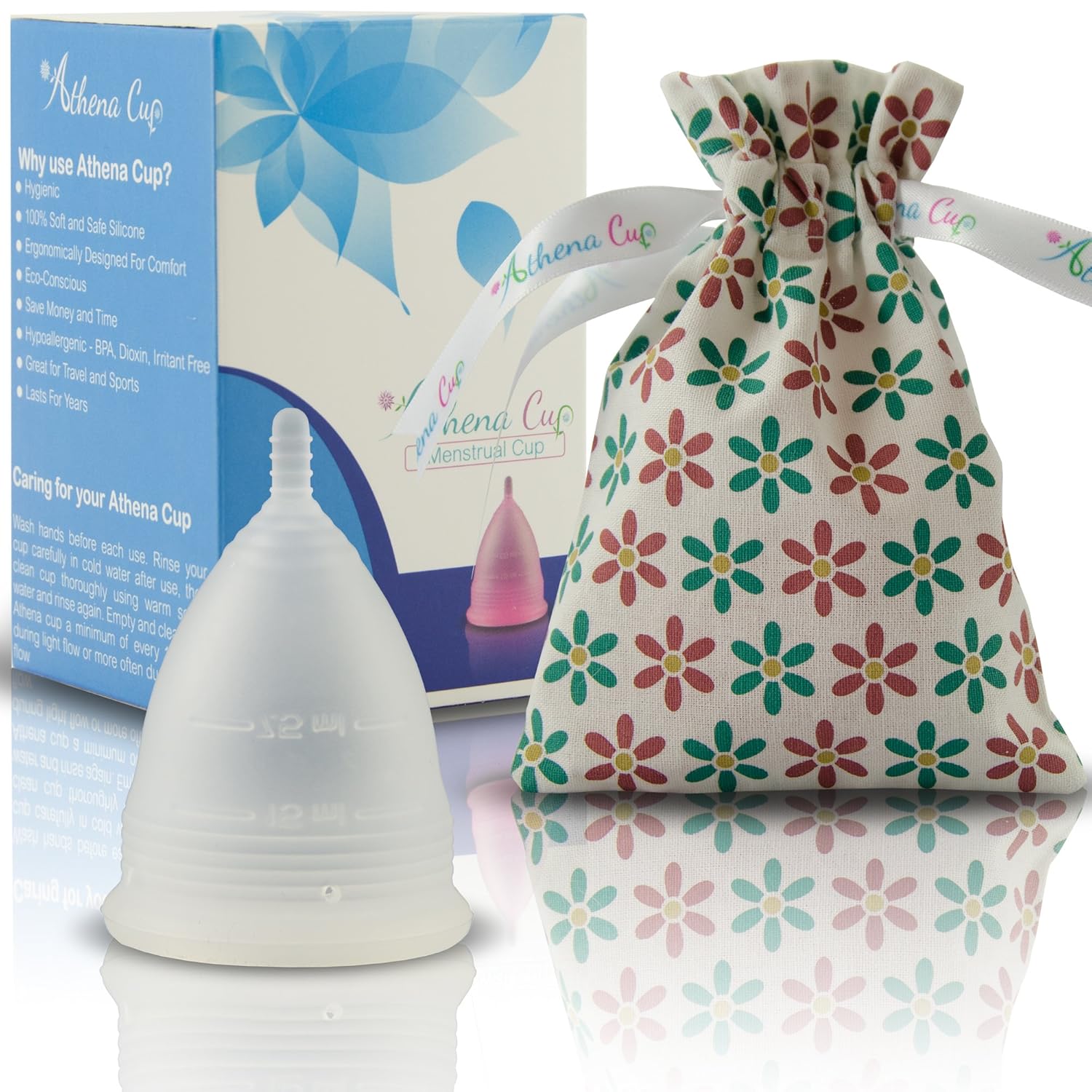Menstruationstasse Größe 2 für normale bis starke Blutung - 12 Stunden ...