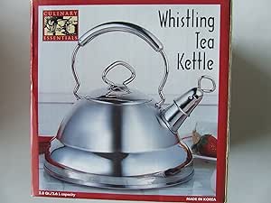 Amazon.com : Culinary Essentials Stainless Steel 2.8 Qt. Whistling Tea ...