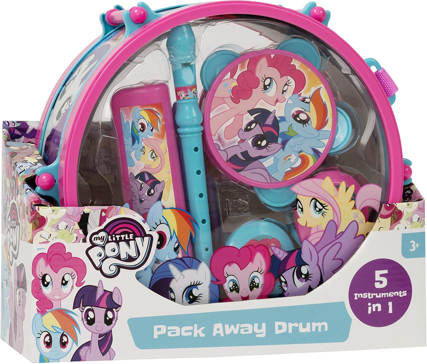 My Little Pony 1383825 Pack Away Drum Set: Amazon.co.uk: Toys & Games