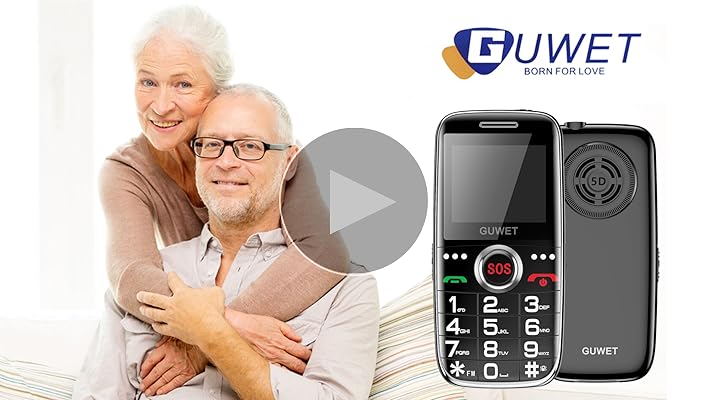 Mua Guwet Big Button Mobile Phone for Elderly, GSM Unlocked Senior ...
