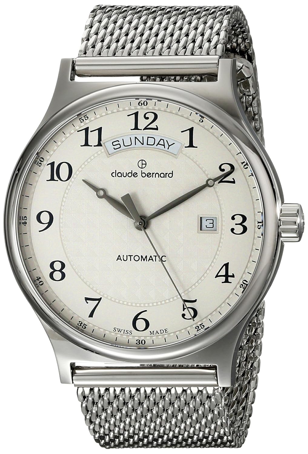 Buy Claude Bernard Men's 83014 3M AB Classic Gents Automatic Day-Date ...