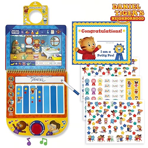 Daniel Tiger Potty Training Reward Chart, Potty Time With Daniel ...