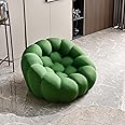 Amazon.com: CHARMMA 47" Lazy Floor Sofa,Curved Bubble Chair,Oversized ...