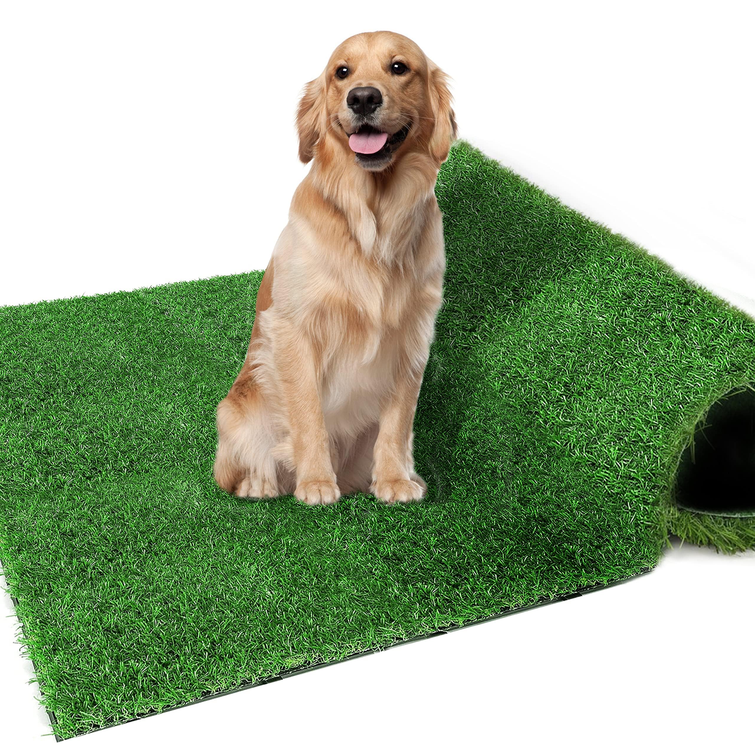 SSRIVER 59.2 x 39.3in Dog Grass Pad, Extra Large Artificial Grass Turf ...