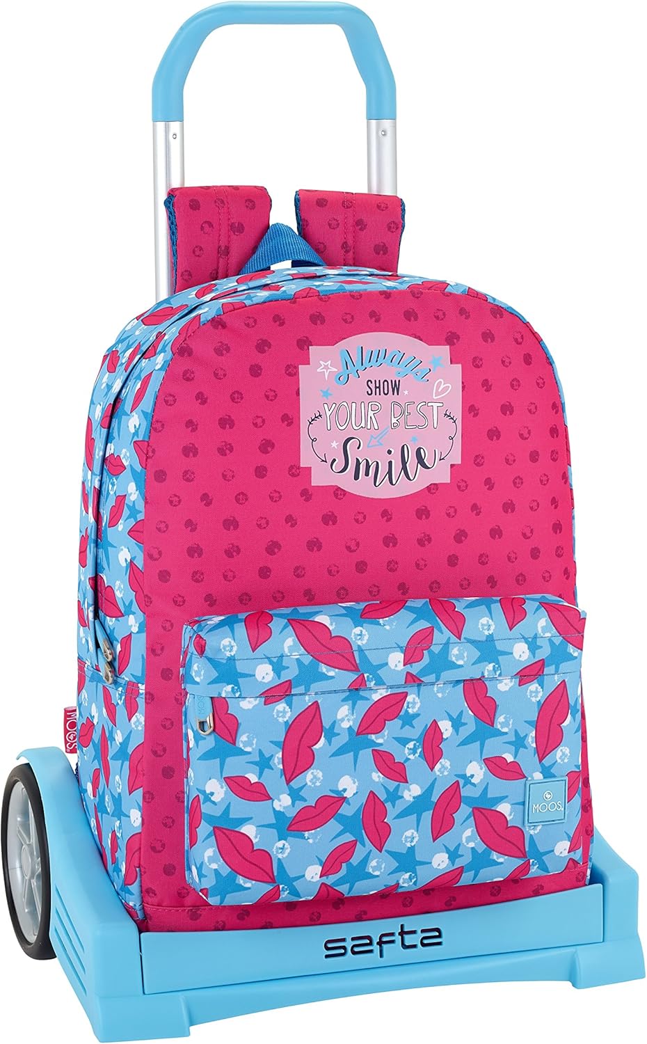 Moos “Lips” Ergonomic Backpack with Safta Evolution Trolley – BigaMart