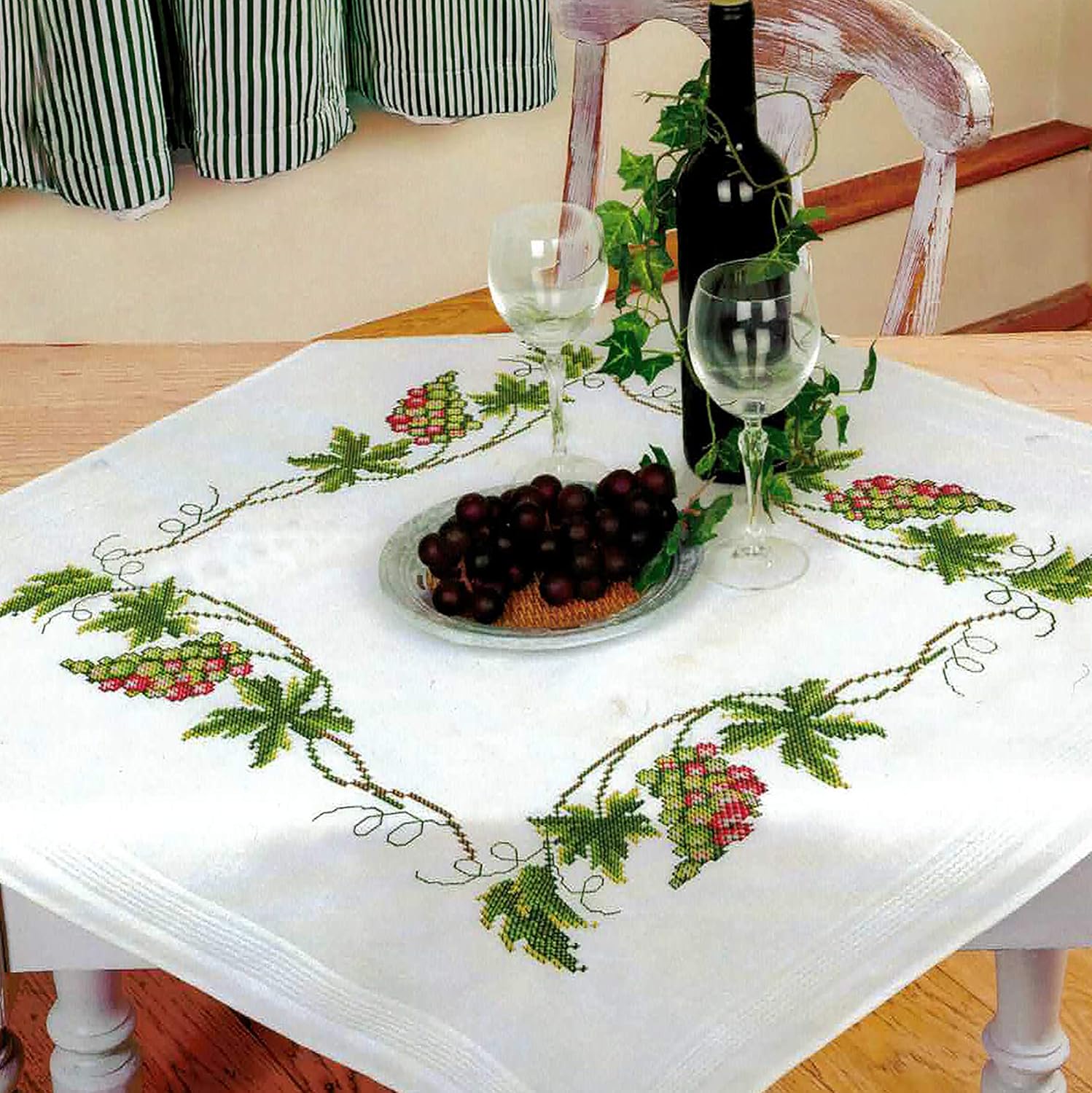 Hobby creativi Set da Ricamo a Punto Croce Kamaca in Cotone tovaglia ...