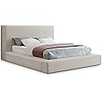 Amazon.com: Meridian Furniture DevinBeige-K Devin Collection Modern ...