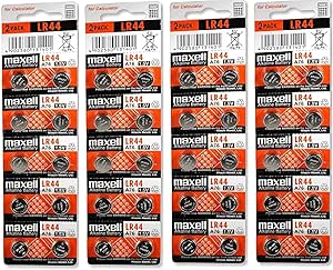 Amazon.com: Maxell LR44 (A76) Batteries, 40 Count: Health & Personal Care