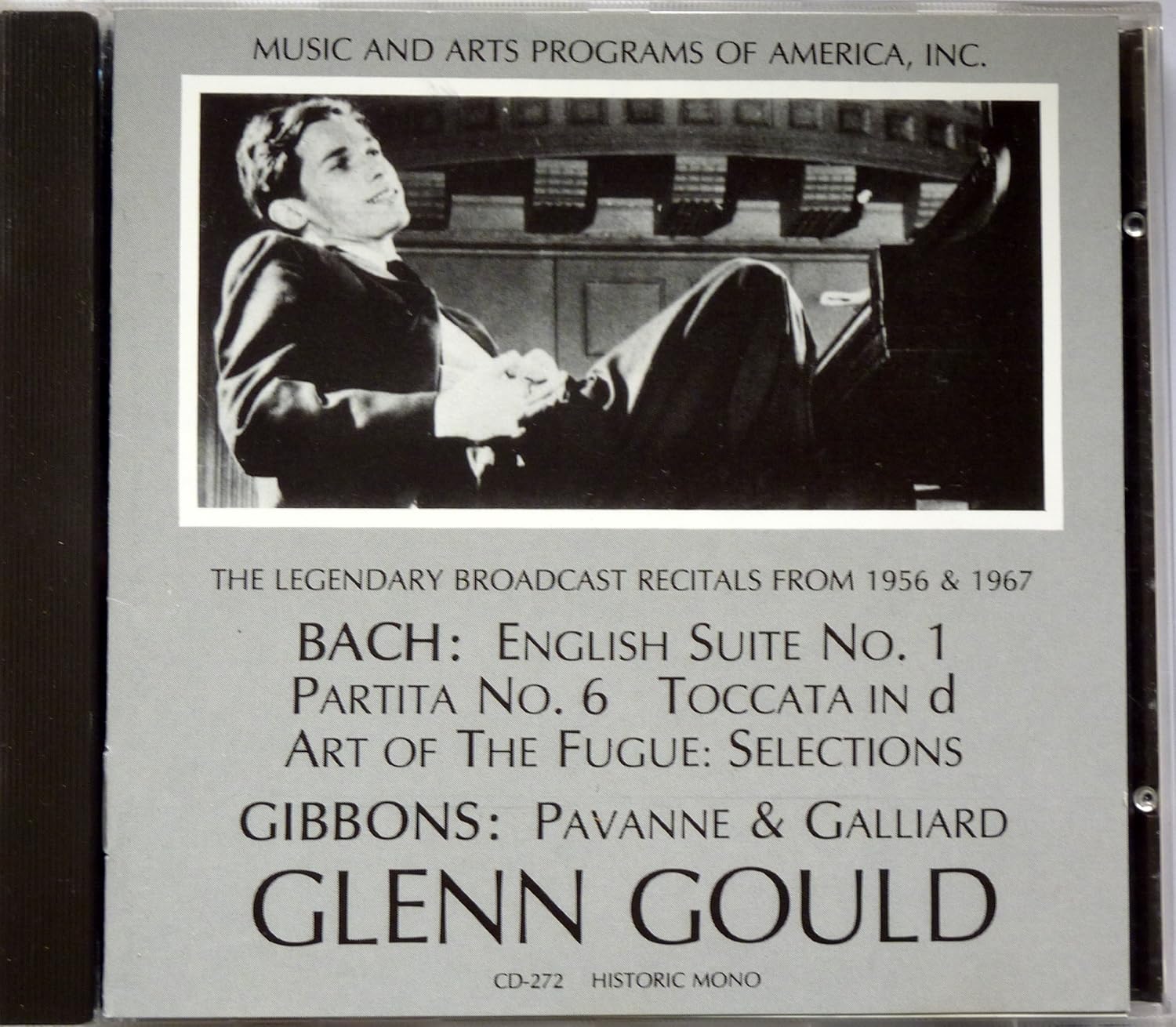GLENN GOULD: THE LEGENDARY BROADCAST RECITALS FROM 1956 & 1967- BACH ENGLISH SUITE NO.1 , TOCATA ...