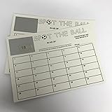 1 - 59 Bonus Ball Card, Lottery Bonus Ball Fundraising Cards, A4 size ...