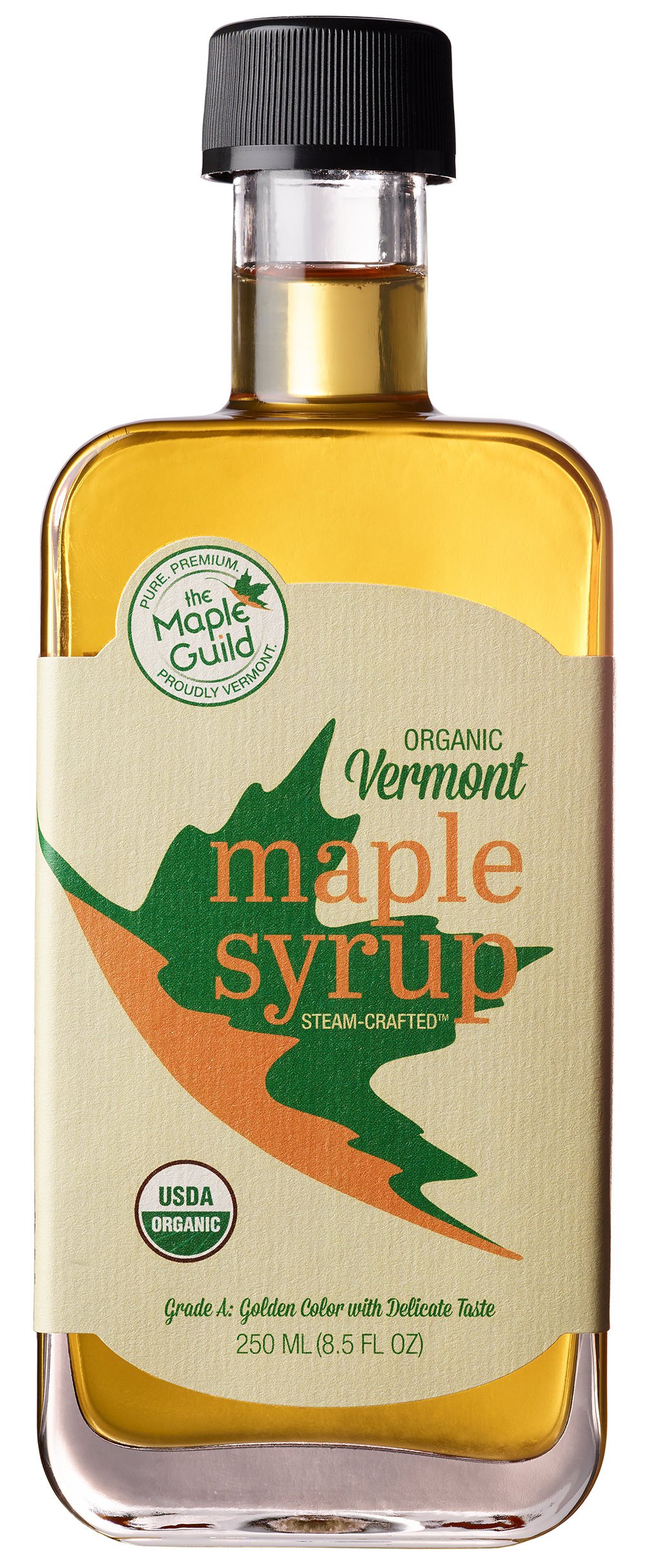 Amazon.com : Maple Guild Organic Bourbon Barrel Aged Vermont Syrup, 12. ...