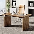 Amazon.com: LITTLE TREE 63-Inch Office Desk, Large Computer Desk ...