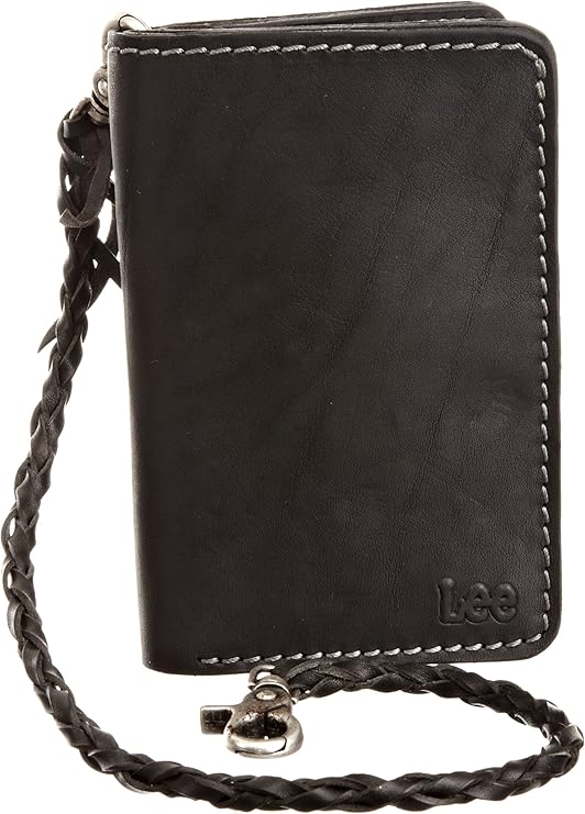 Lee Chain Wallet Men's Wallet Black One Size: Amazon.co.uk: Clothing