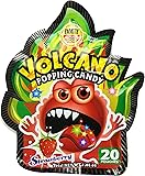 Amazon.com : Family Volcano Assorted Popping Candy, Cola/Strawberry ...