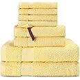 SEMAXE Bath Towel Set , 2 Bath Towels 2 Hand Towels 4 Washcloths , 100% ...