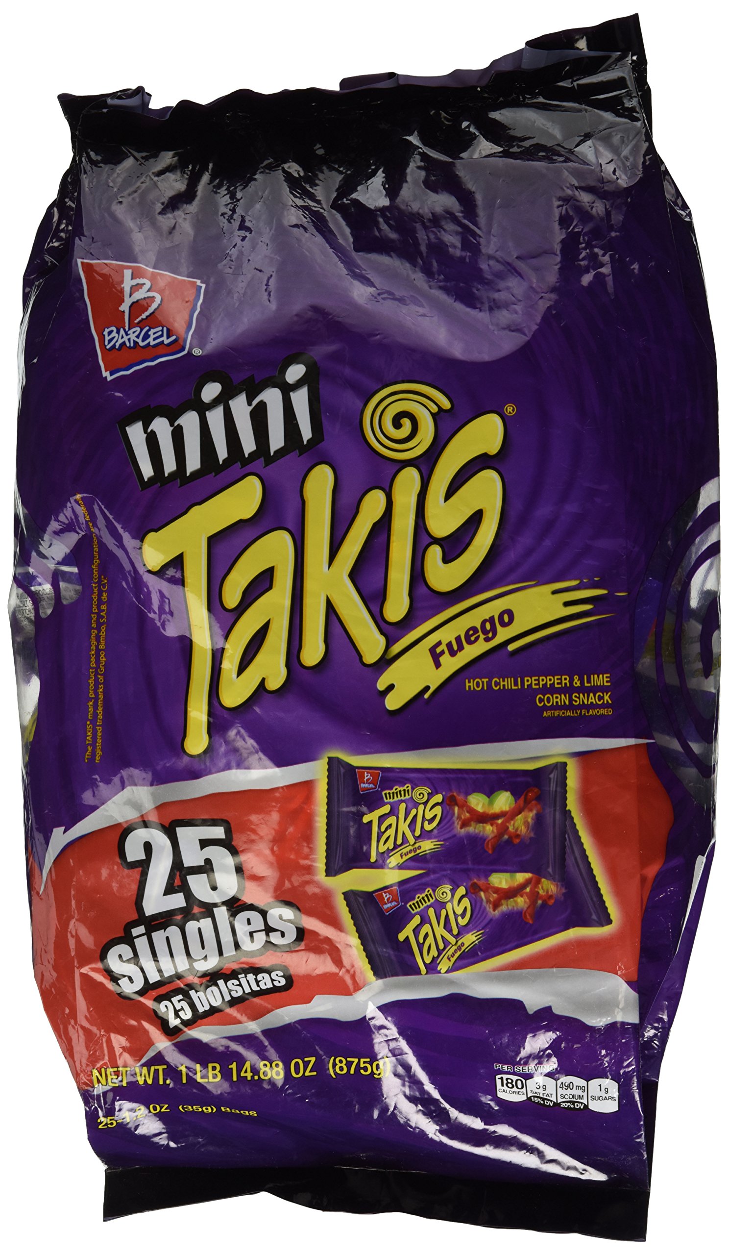 Amazon.com: Mini Takis Zombie NITRO Flavor 25 Bags (1.2 Oz Each)
