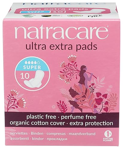 NATRACARE Ultra Extra Pads with Wings, Super, Individually Wrapped ...