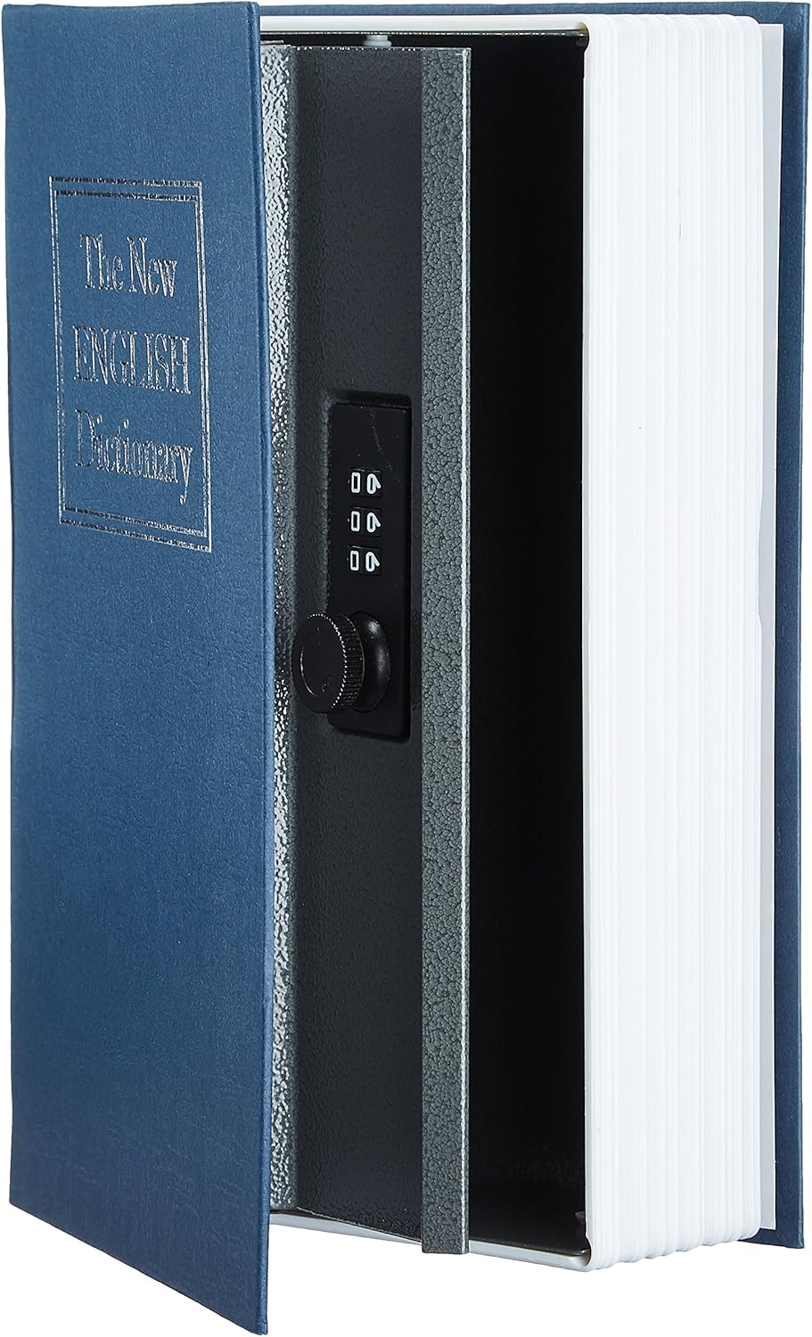 Amazon Basics Book Safe- Combination Lock- Blue – BigaMart