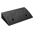 Amazon.com: Portable Lightweight Plastic Curb Ramps - 2PC Heavy Duty ...