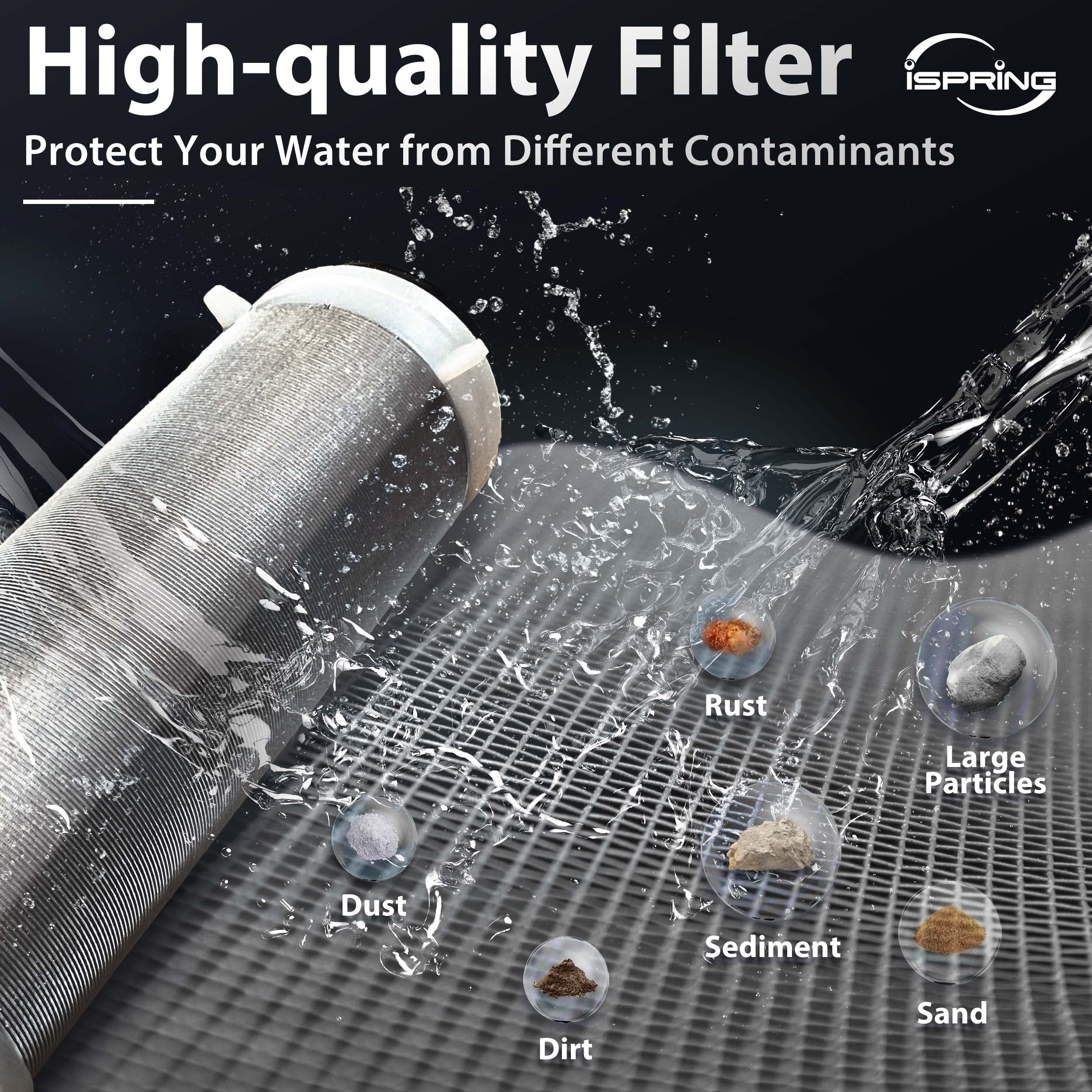 Mua iSpring WSP-200 Reusable Whole House Spin Down Sediment Water ...