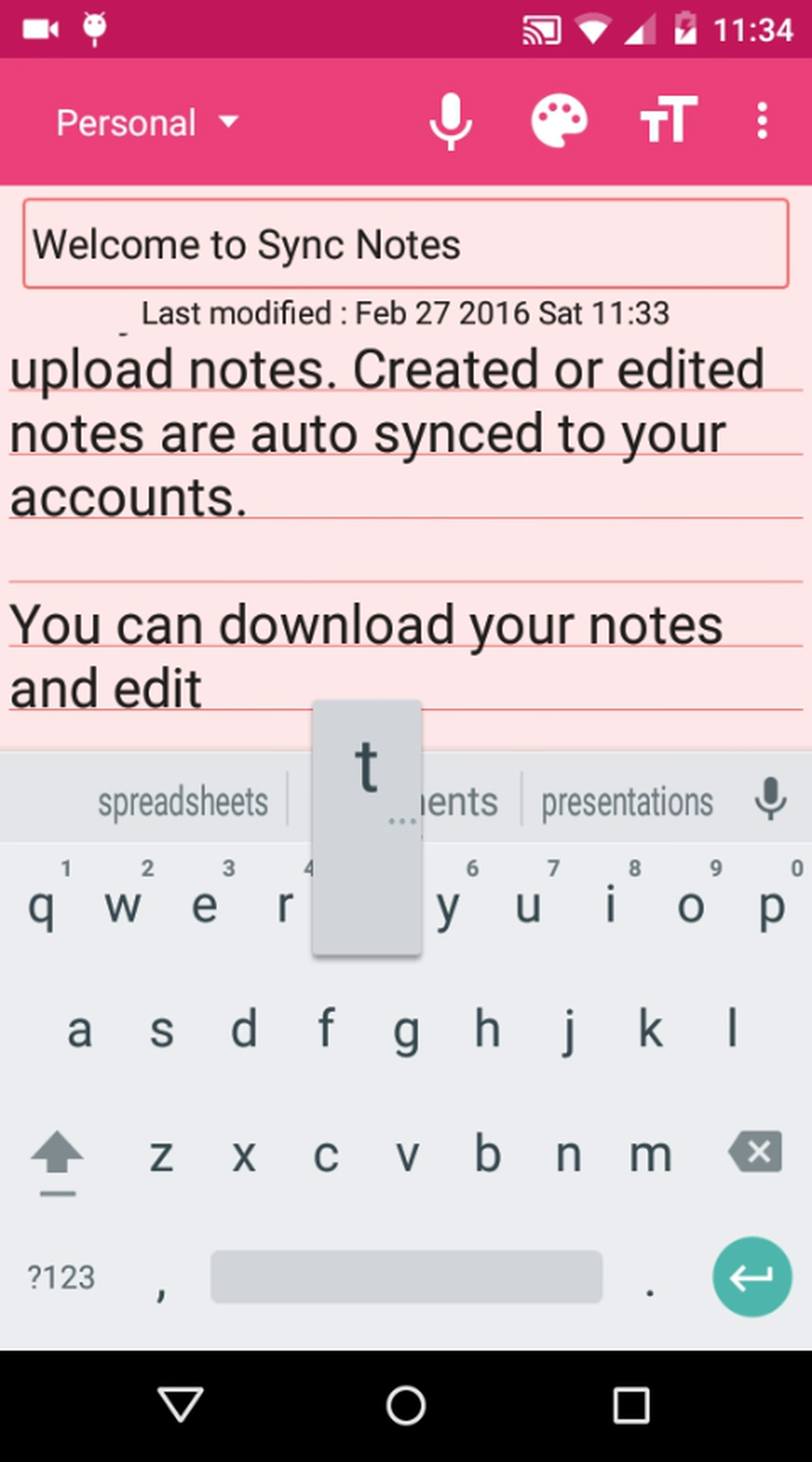 Sync Notes - Cloud Notepad - App on Amazon Appstore