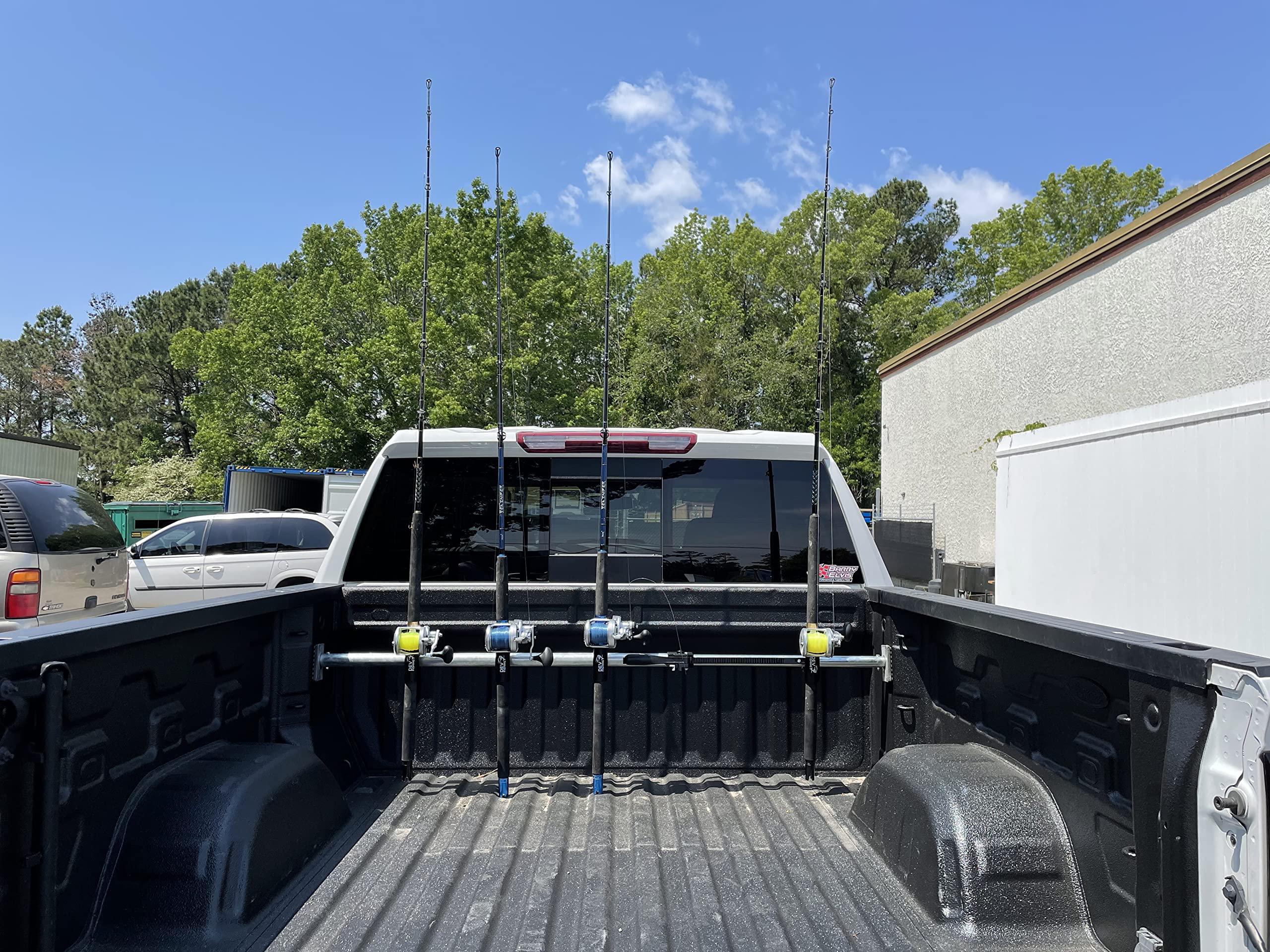 Dev Fishing RB 100 Truck Bed Aluminum Adjustable Rod Rack Pole Holder ...