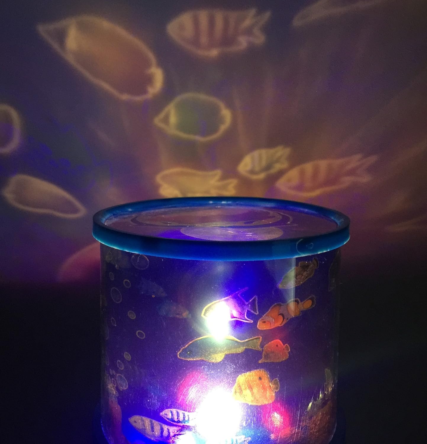 Aeeque Ocean Fish Led Light Projector Baby Night Light Relaxing Mood ...