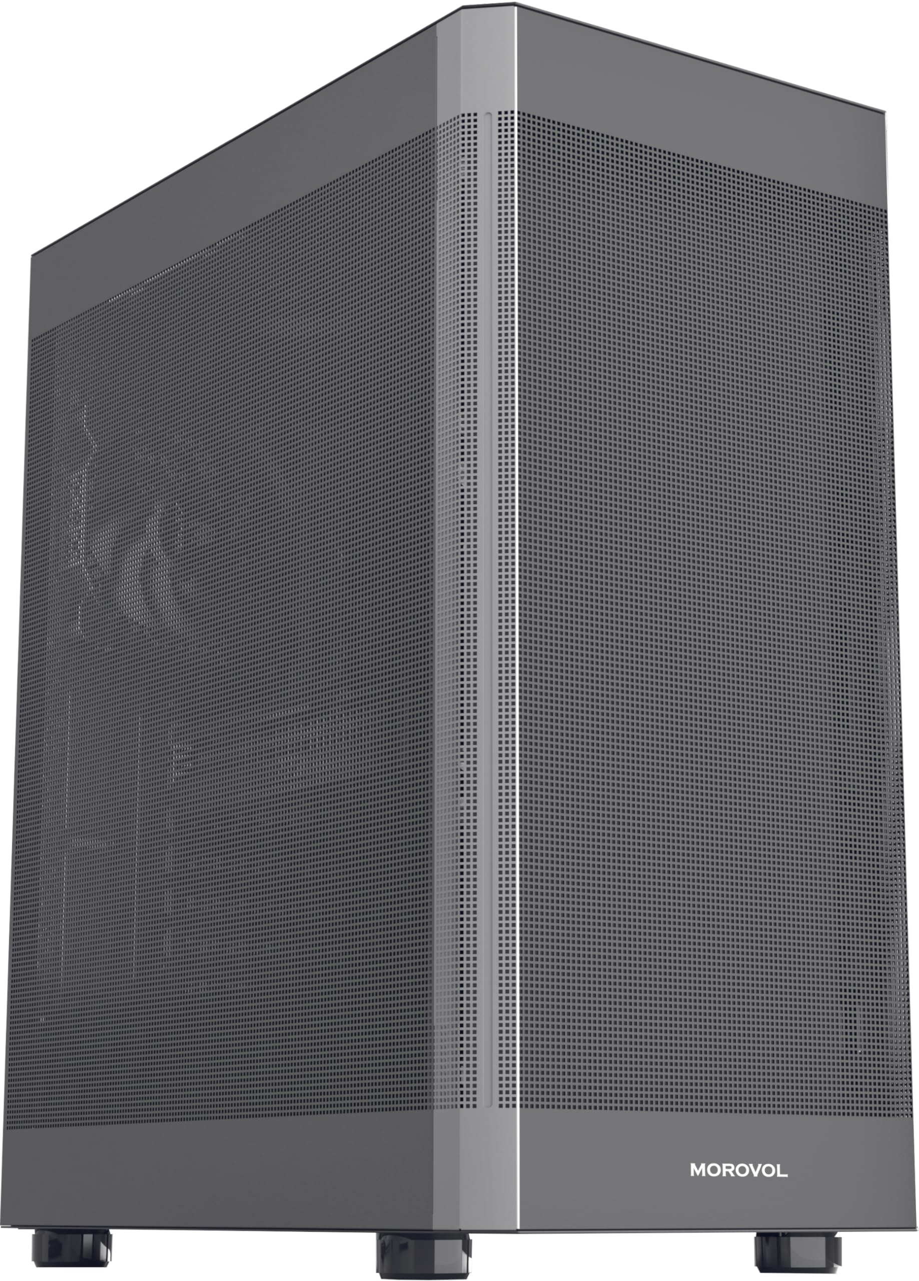 Mua ATX PC Case,Fully Ventilated Airflow Perforated Mesh Front/Side ...