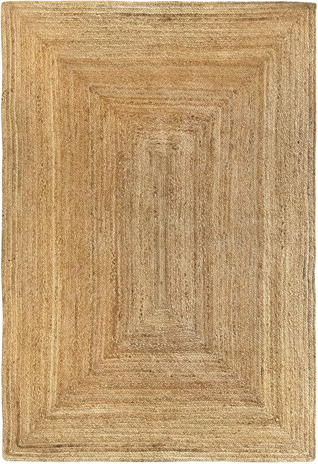 HAMID - Jute Alhambra Rug Natural Color - 100% Natural Jute Fiber Rug ...