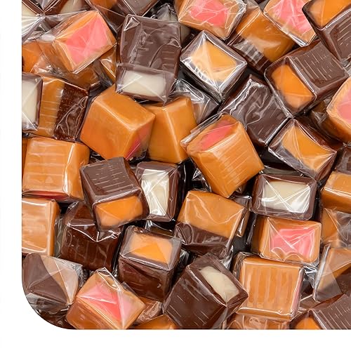 Caramel Cubes Mix - 2 Pound Bulk Pack (About 150 Count) - Assorted ...