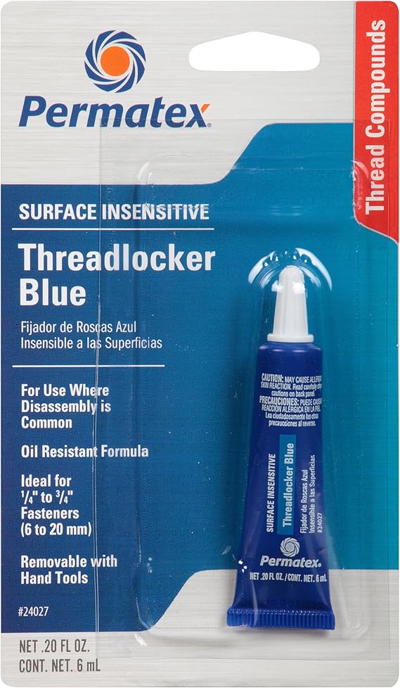 Permatex 24027 243 6ML LOCTITE, Blue, Pack of 1: Amazon.co.uk: Car ...
