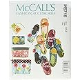 Amazon.com: McCall's Patterns M6715 Slippers, Jewelry Pouch, Zipper ...