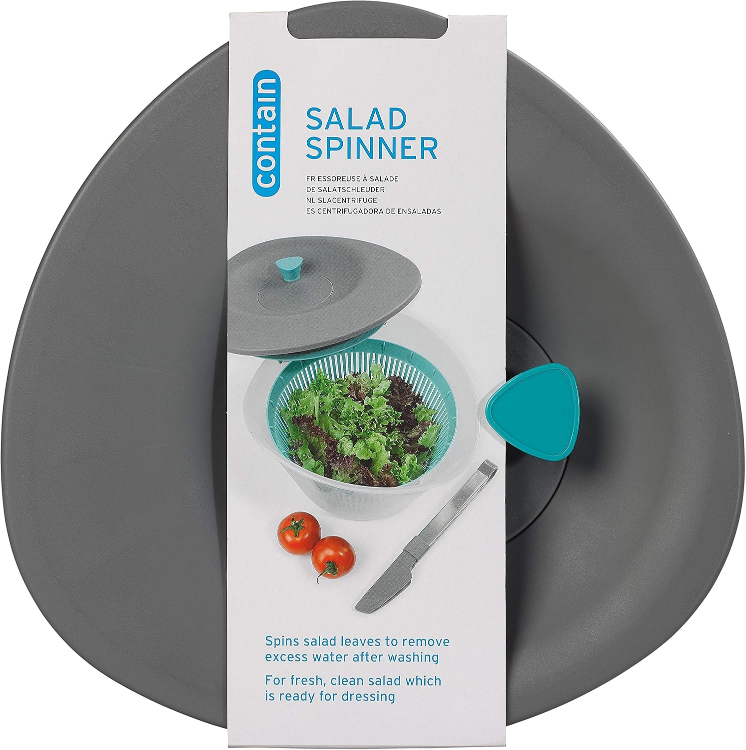 Chef Aid 10E10376 Contain Salad Spinner Set – BigaMart