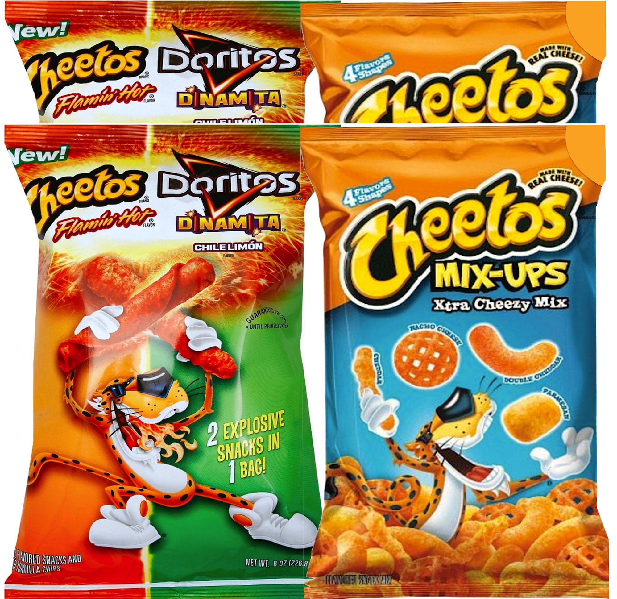 Cheetos Mix Ups Xtra Cheesy Mix And Cheetos Flamin Hot | Desertcart INDIA