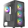 Amazon.com: AZZA CSAZ-290 Fighter/Gaming/ATX Mid-Tower/Computer Case/Tempered Glass Panel ...