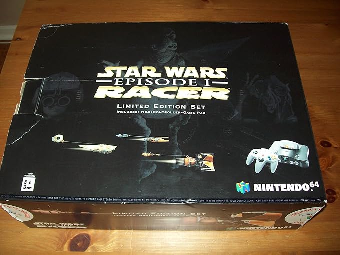 Nintendo 64 Limited Edition Star Wars Episode 1 Racer Console: Amazon ...