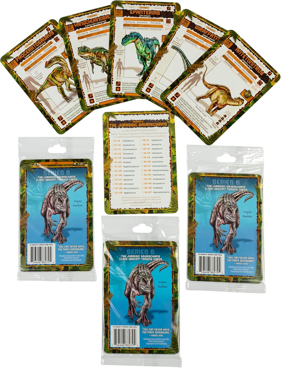 Amazon.com: Dinosaur Trading Cards for Boys Adults Girls Bundle Series ...