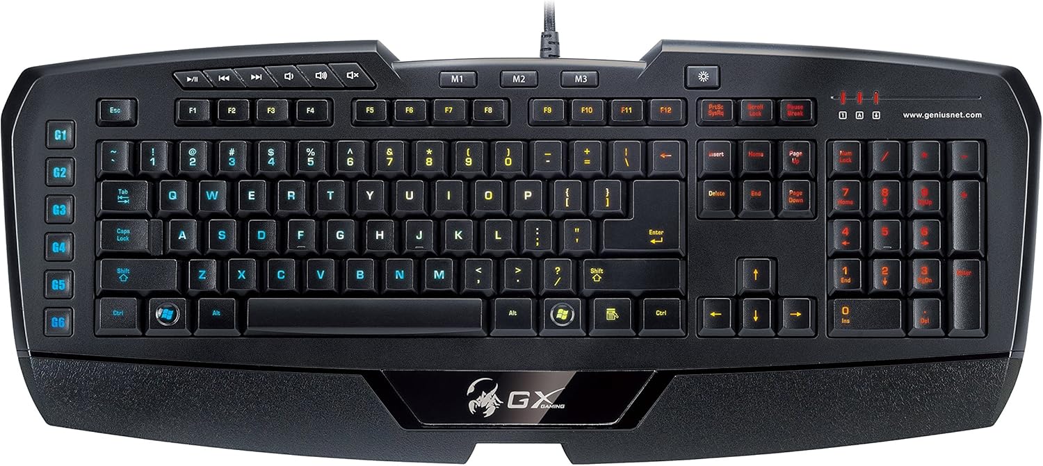 Genius Imperator Pro GX Clavier Gaming 18 Touches Noir: Amazon.fr ...