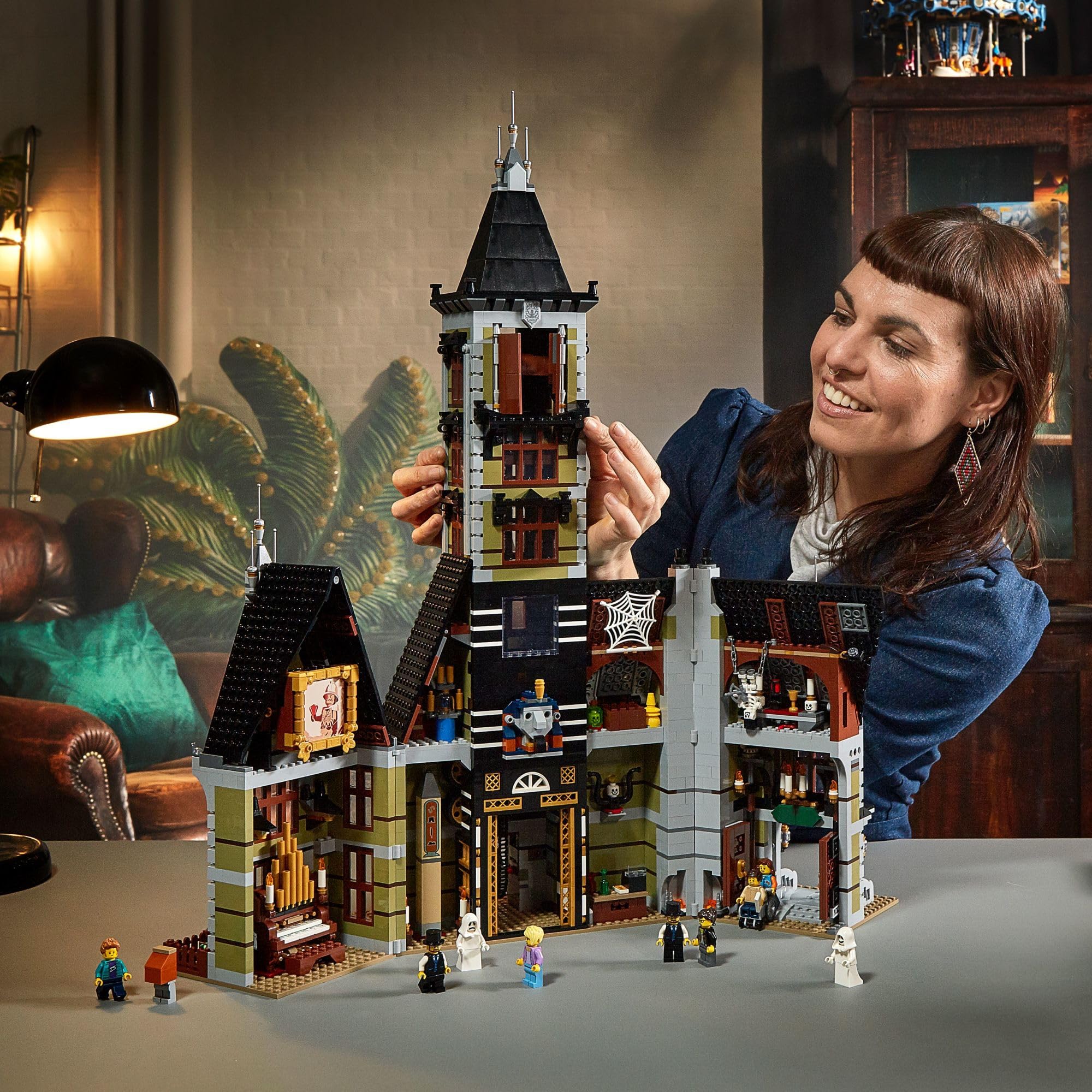 Mua LEGO Icons Haunted House Building Set, Creative Craft for Adults ...