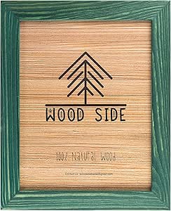 Amazon.com - Rustic Wooden Picture Frame 8x12 - 100% Natural Solid Eco ...