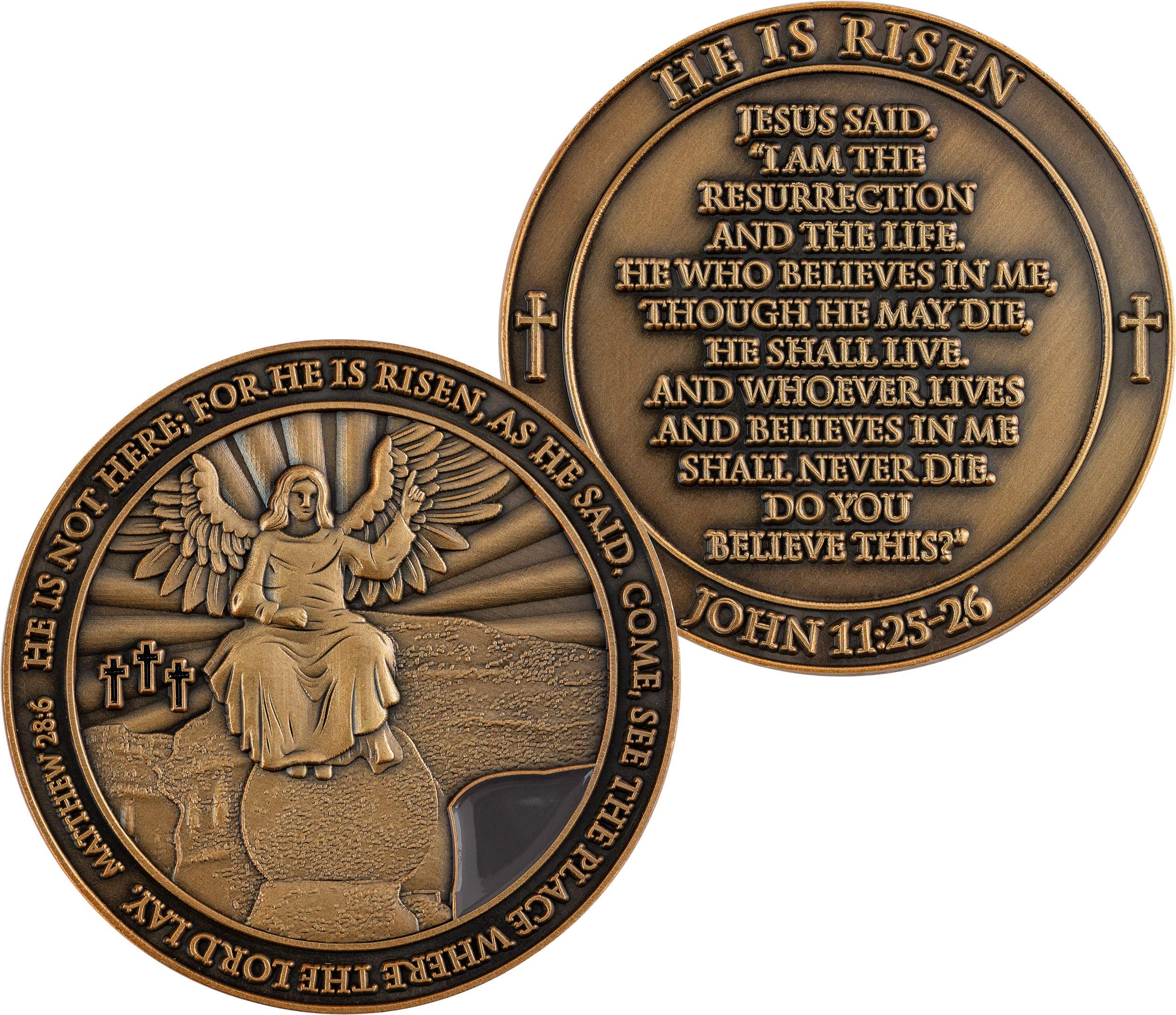 Mua Resurrection Coin, He is Risen, Jesus Son of God Easter Challenge ...