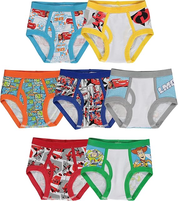 Disney Boys Official Toy Story Cartoon Character Briefs Underwear 7-8 ...