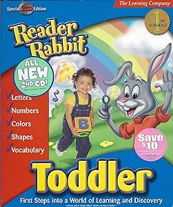 READER RABBIT TODDLER 2 CD : Amazon.com.mx: Software