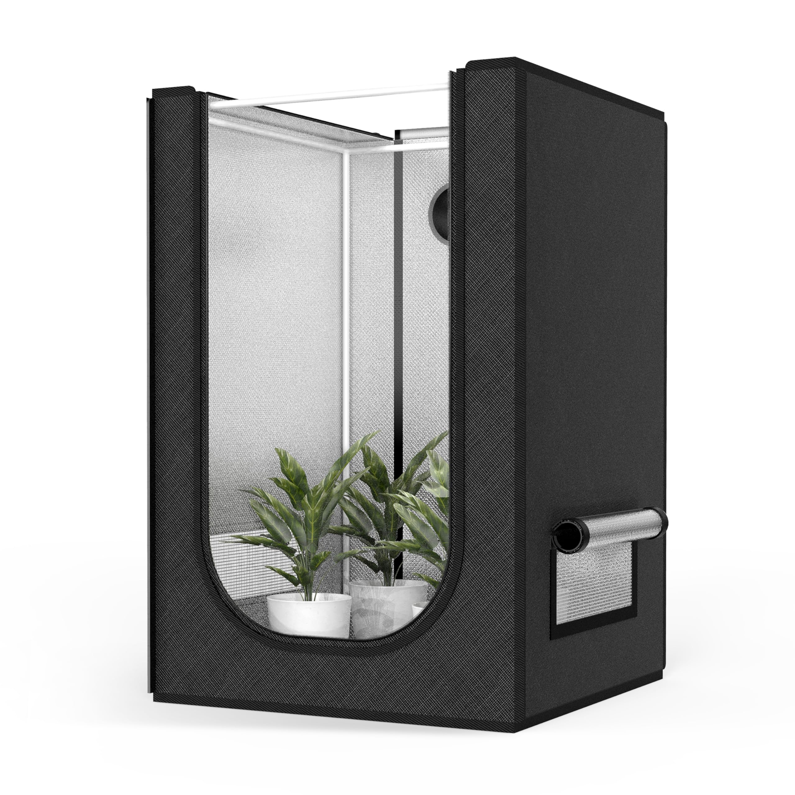 iPower 24"x24"x36" Hydroponic Water-Resistant Grow Tent with ...